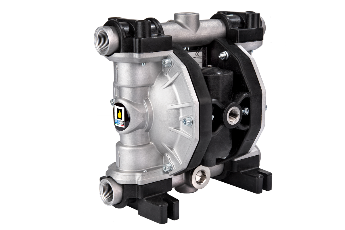 LT-028-A112-AB1 - ALUMINUM PNEUMATIC DOUBLE DIAPHRAGHM PUMP A110 3/4 ...